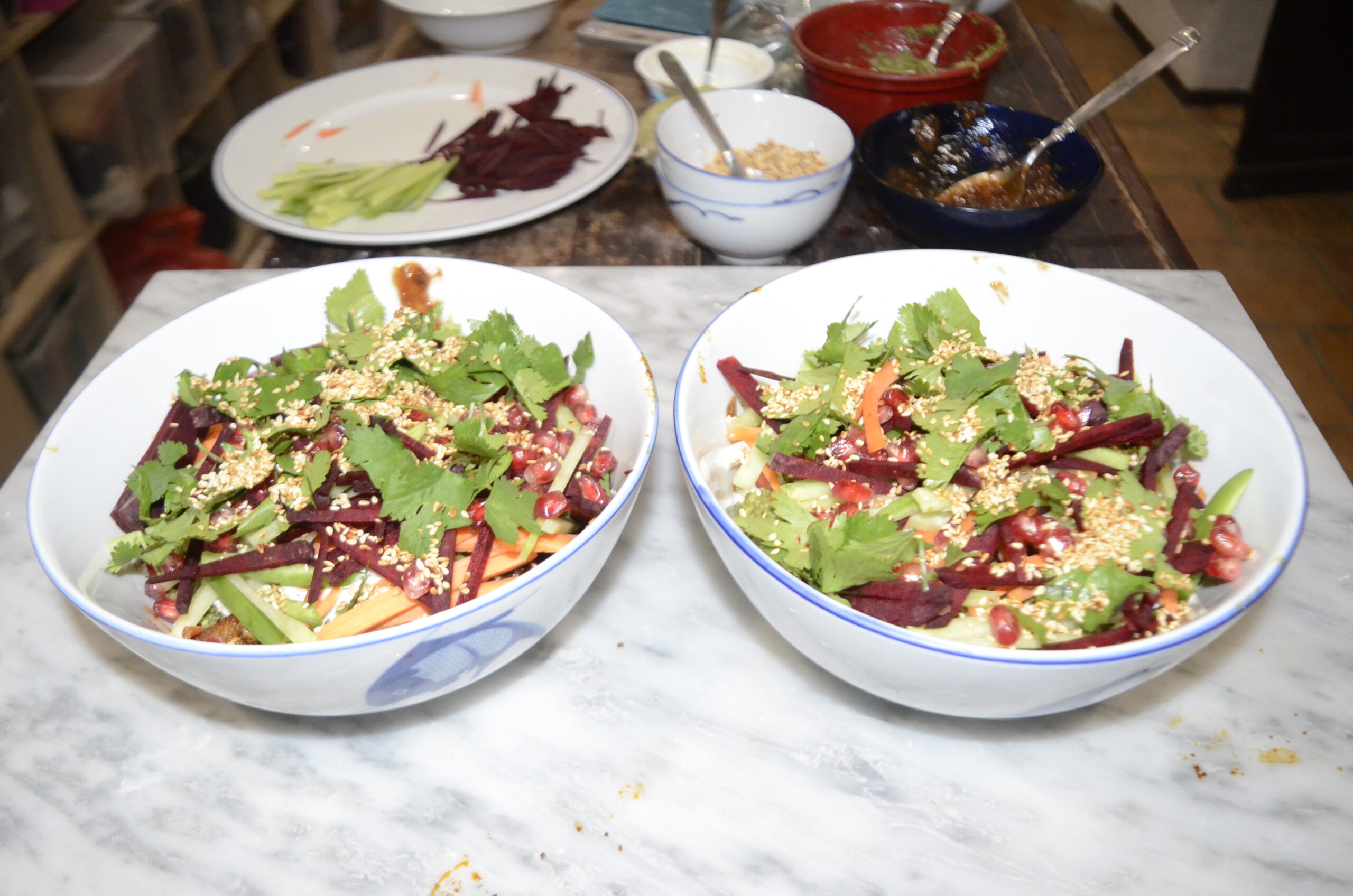 Aloo Chaat & Naans au fromage - Panda's table